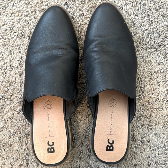 BC Footwear | Shoes | Bc Black Mules | Poshmark